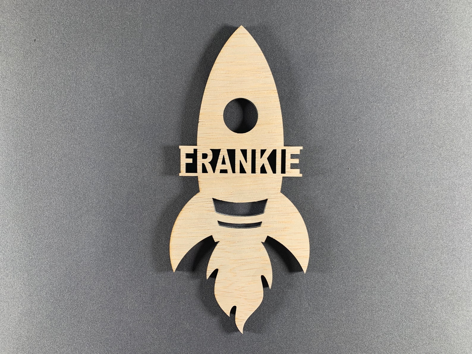 Rocket Name Cutout Sign, Bedroom Door Sign, Nursery Decor, Boy Room ...
