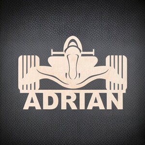 Formula 1 Wall Name Sign, Bedroom Sign, Boy Room,nursery Room Decor ...