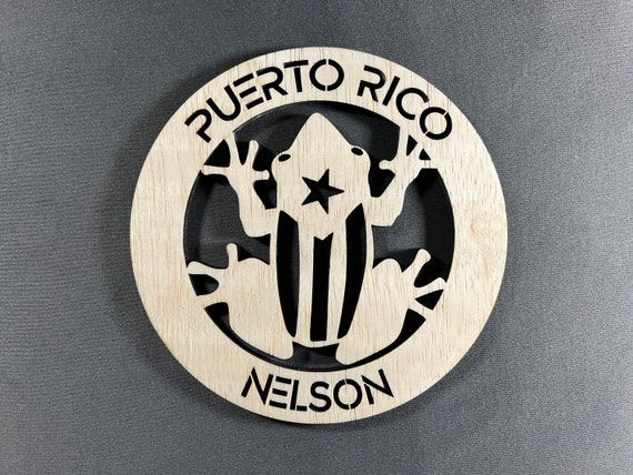 Puerto Rico Coqui Name Wall Sign Man Cave Sign Porch Sign - Etsy