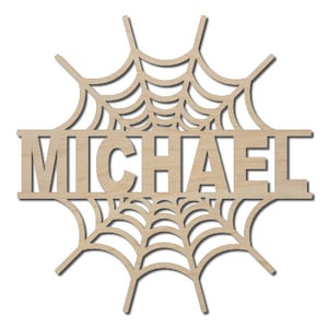 Spider Web Name Sign, Boy Room Decor, Nursery Decor, Spiderman ...