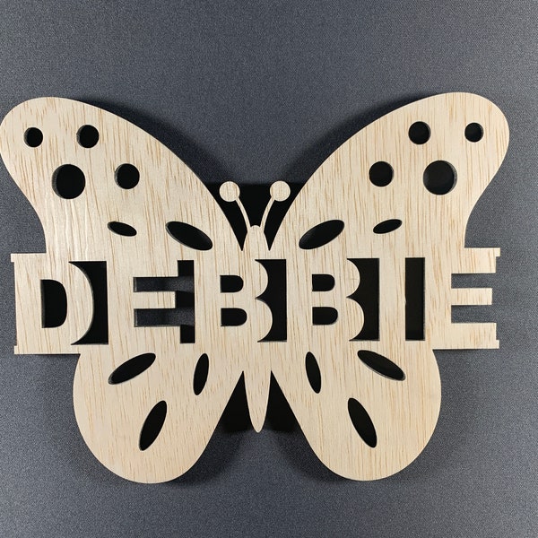 Butterfly Door Sign - Etsy