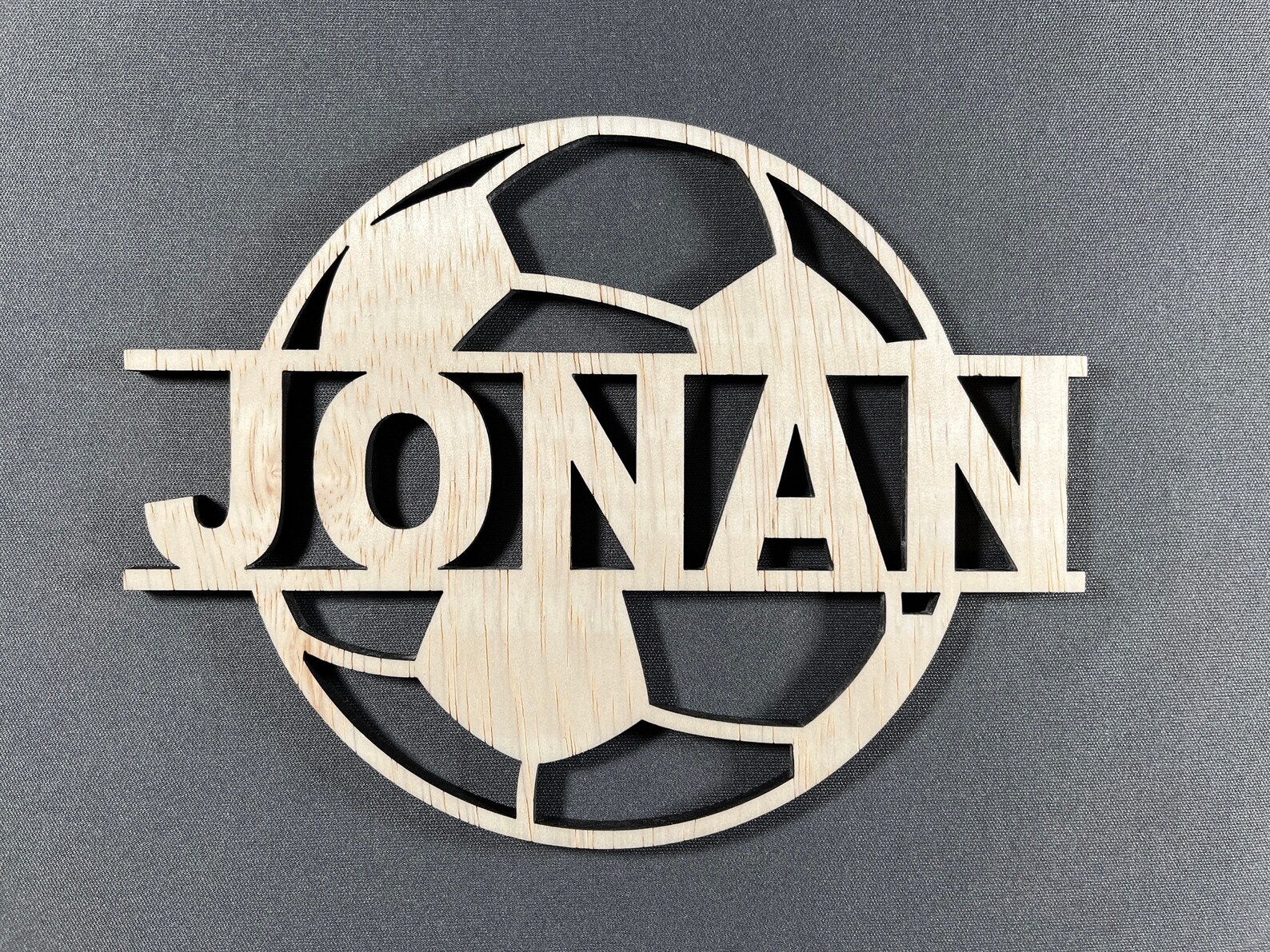 Soccer Name Cutout Wall Sign Bedroom Door Sign Nursery - Etsy
