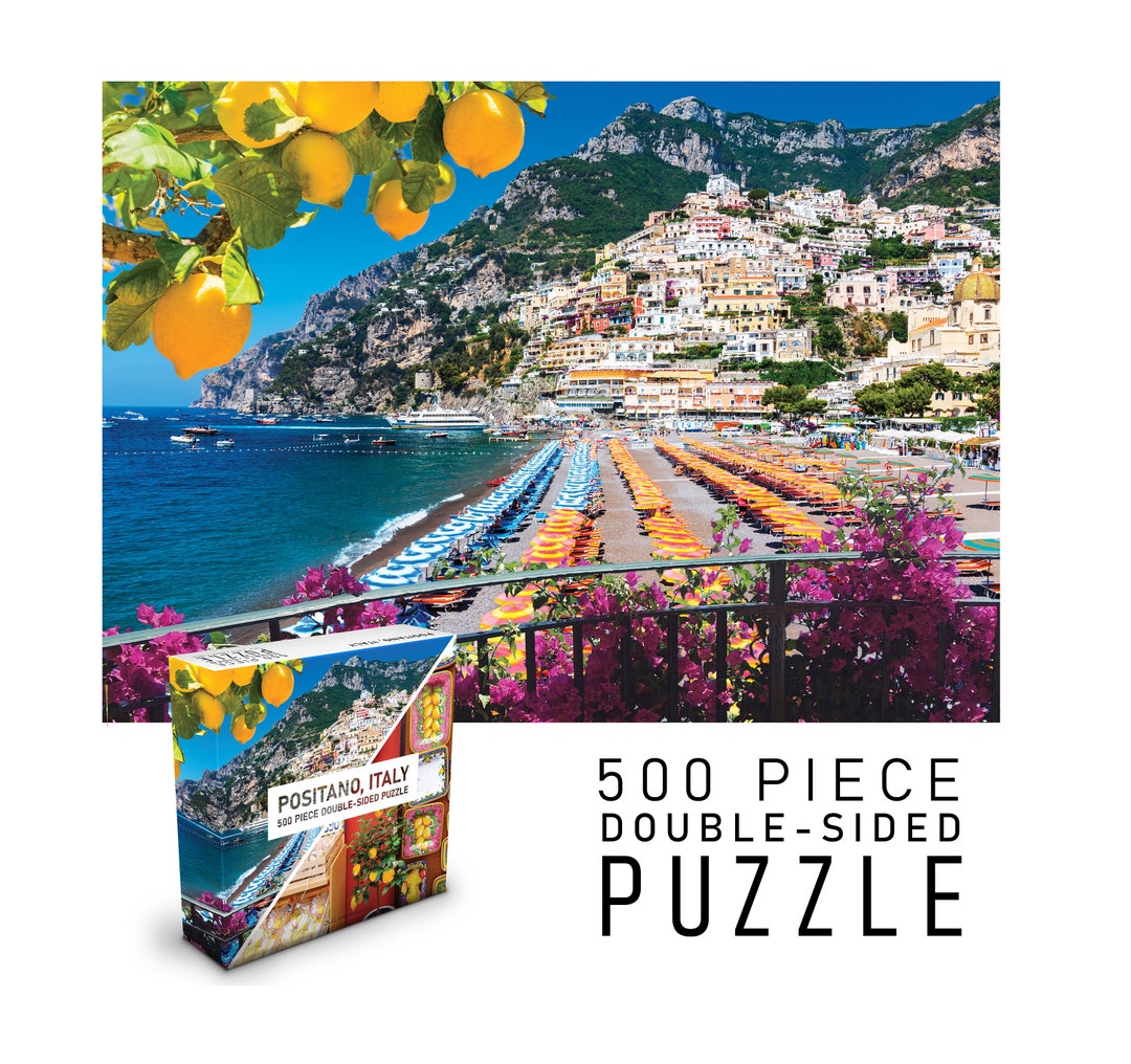 Positano Italy Puzzle: 500 Piece Double-sided Jigsaw - Etsy