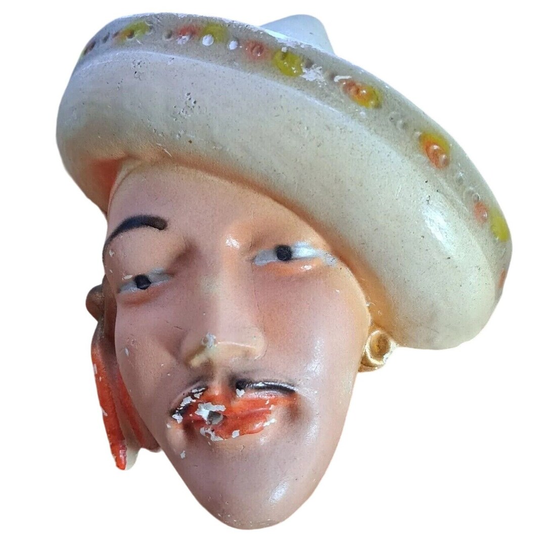 Antique Pirate String Holder Dispenser Chalkware - Etsy