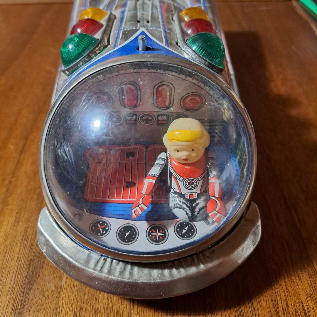 1960s Space Cruiser Battery Operated Toy Spacewalker Parts Missing ...
