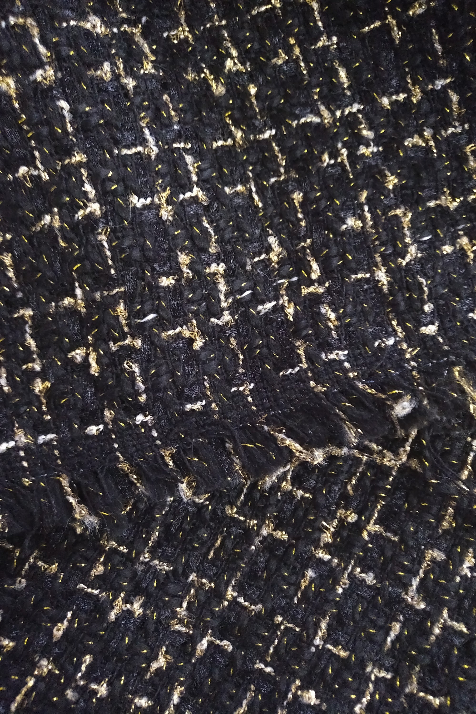 Zwart en goud Boucle stof - Etsy Nederland
