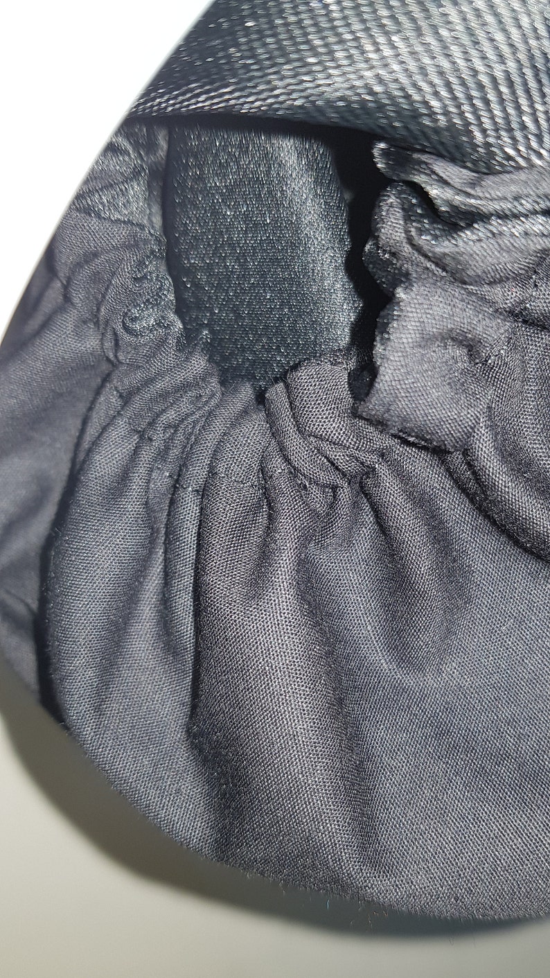 Sating Lined Cap Snug Fit 100% Cotton Crown Solid Black - Etsy