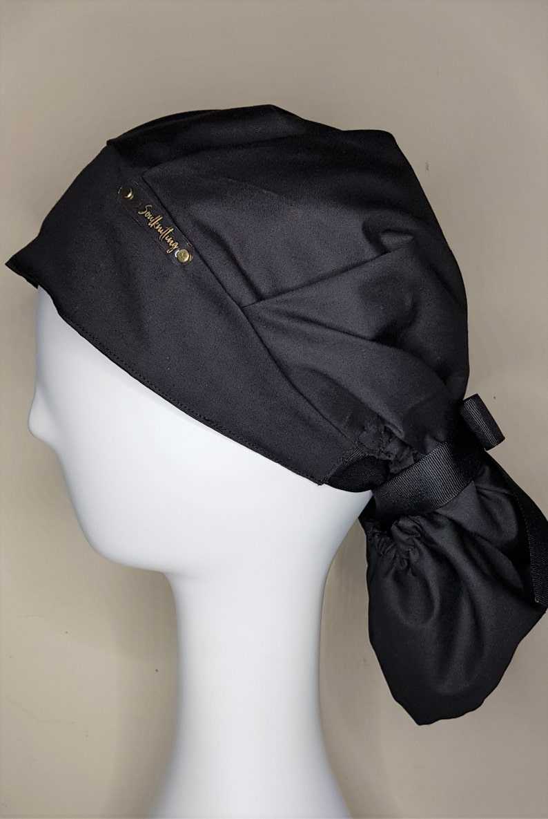 Sating Lined Cap Snug Fit 100% Cotton Crown Solid Black - Etsy