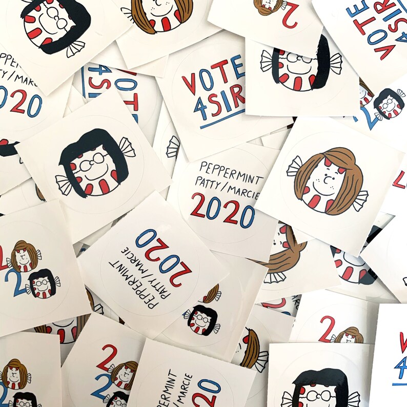 Peppermint Patty / Marcie 2020 Sticker Pack - Etsy