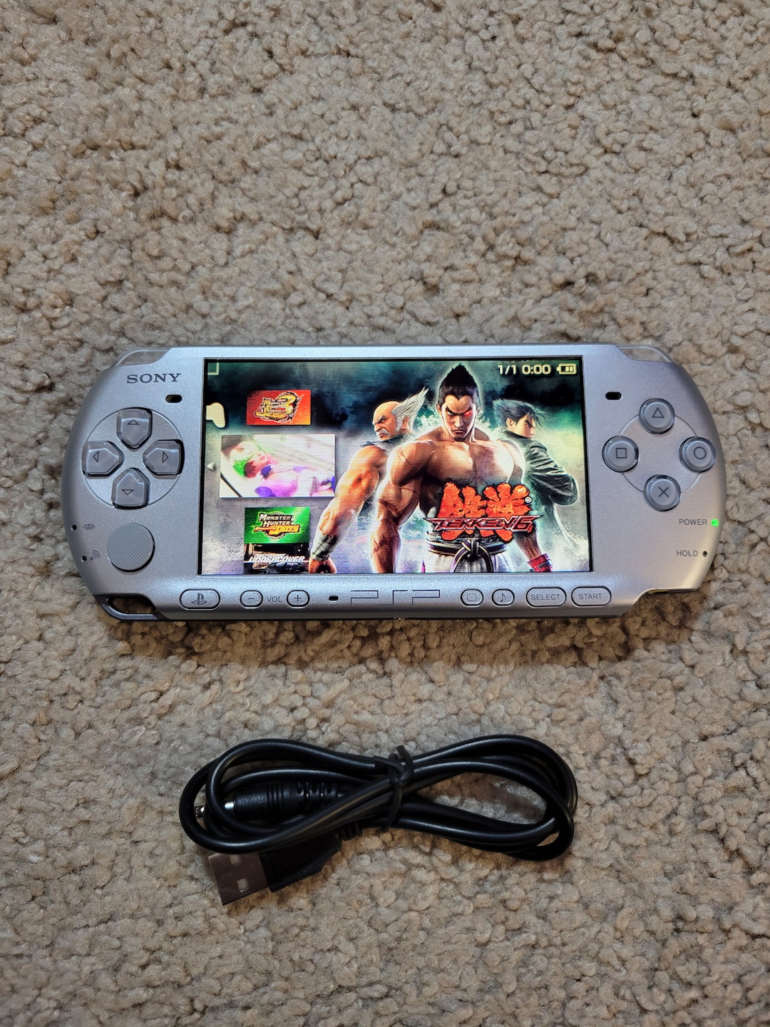 SONY PSP-3001 3000 Handheld Console gray 256GB Battery - Etsy
