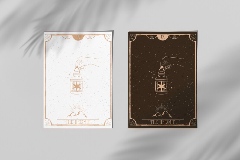 Printable Art, the Hermit Definition Print, Wall Art Prints, Tarot Card ...