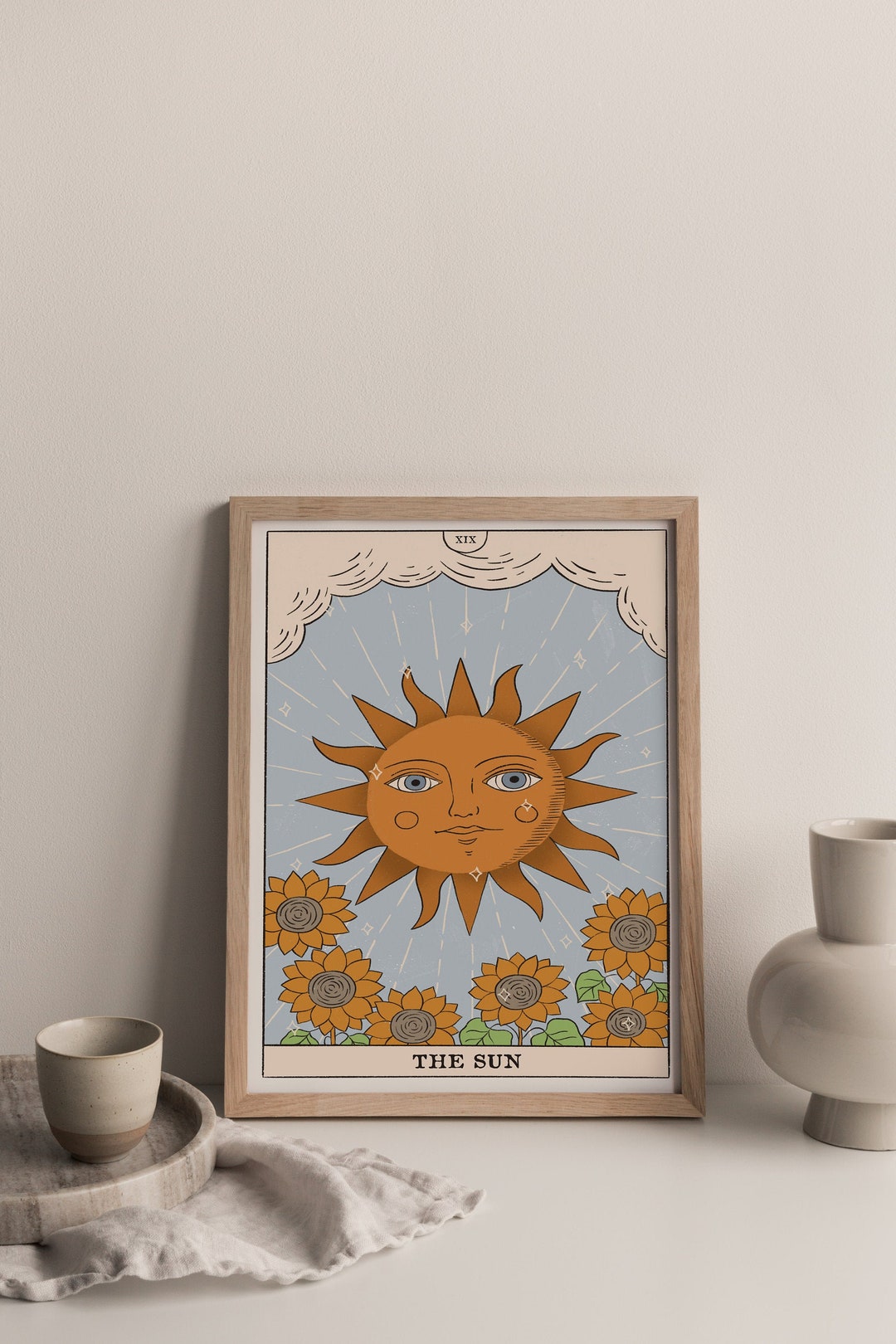 Printable Art, the Sun Definition Print, Wall Art Prints, Tarot Card ...
