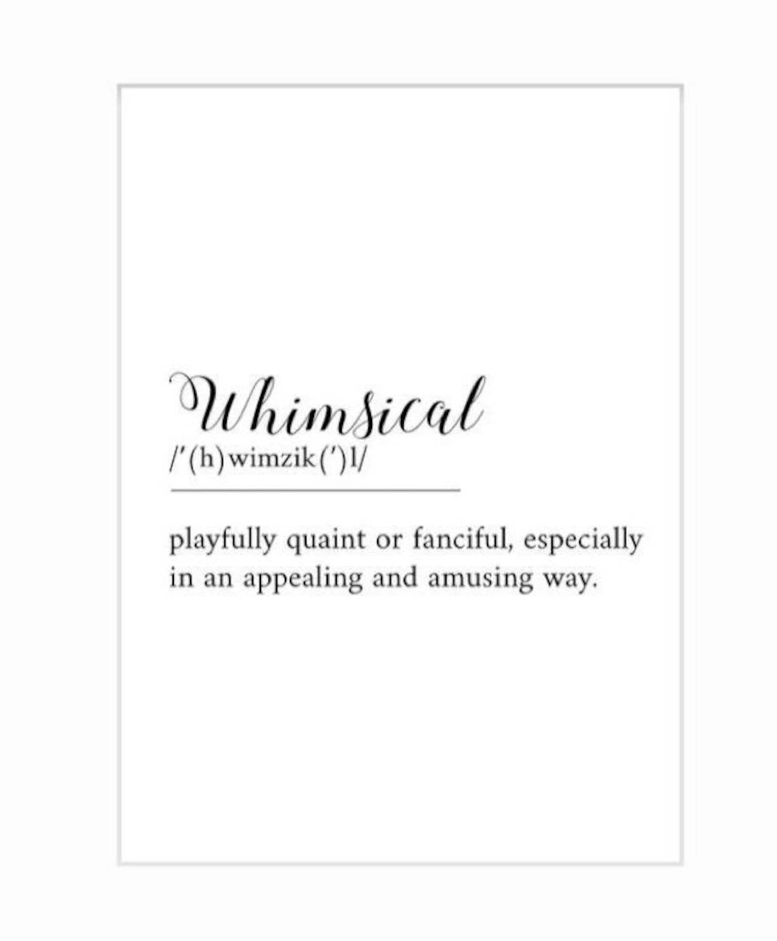 Printable Art Whimsical Definition Print Wall Art Prints Etsy printable-art-whimsical-definition-print-wall-art-prints-etsy