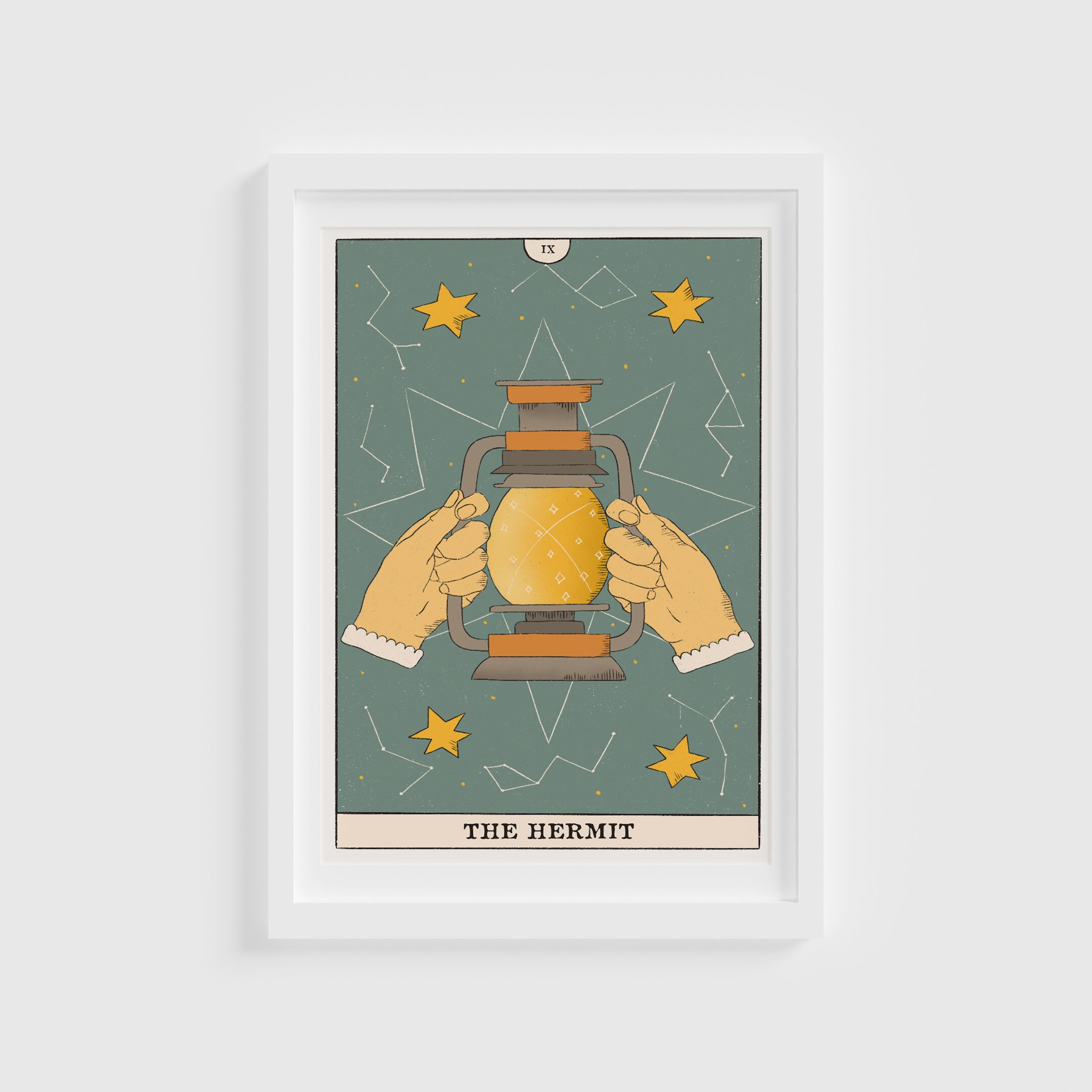 Printable Art, the Hermit Definition Print, Wall Art Prints, Tarot Card ...