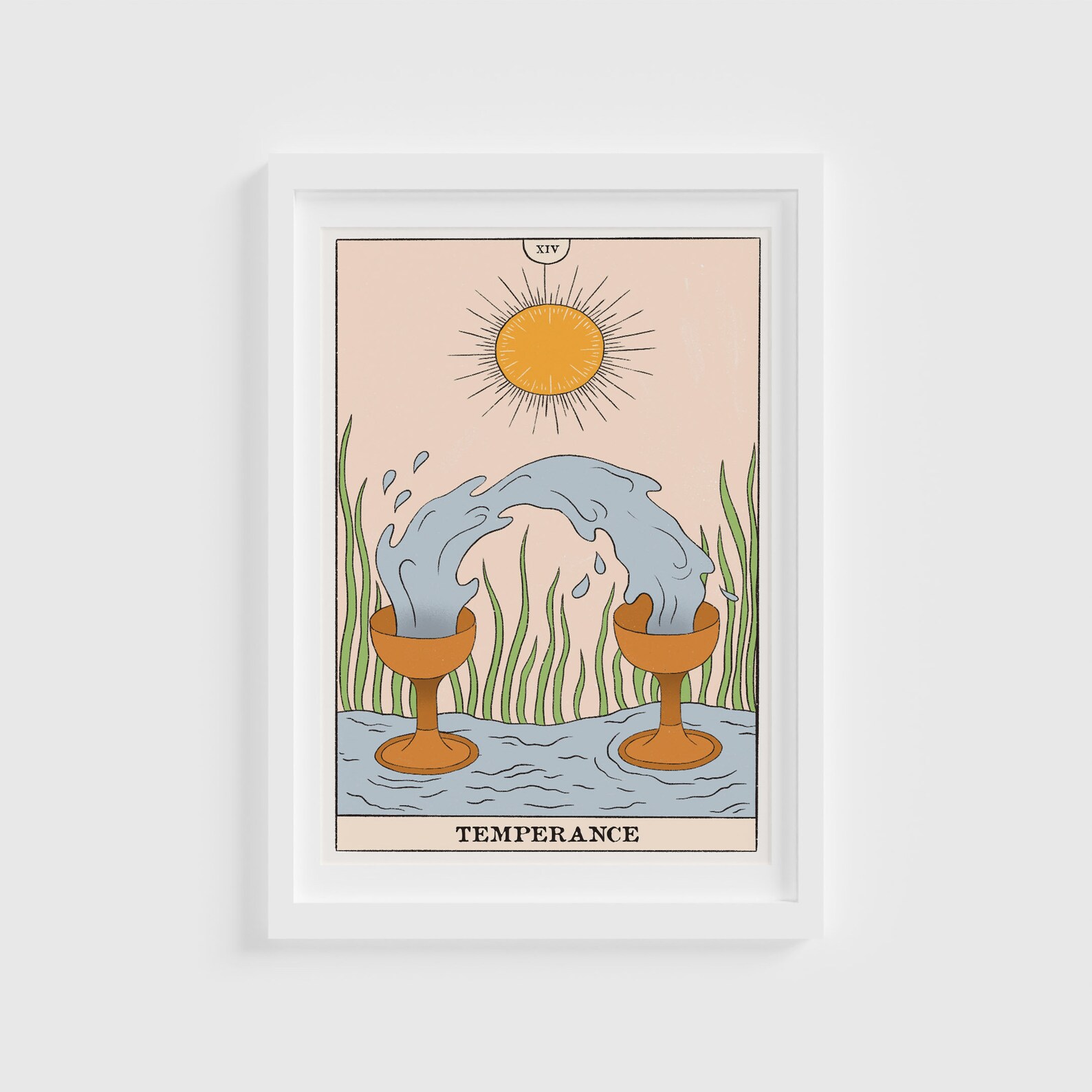 Printable Art, Temperance Definition Print, Wall Art Prints, Tarot Card ...