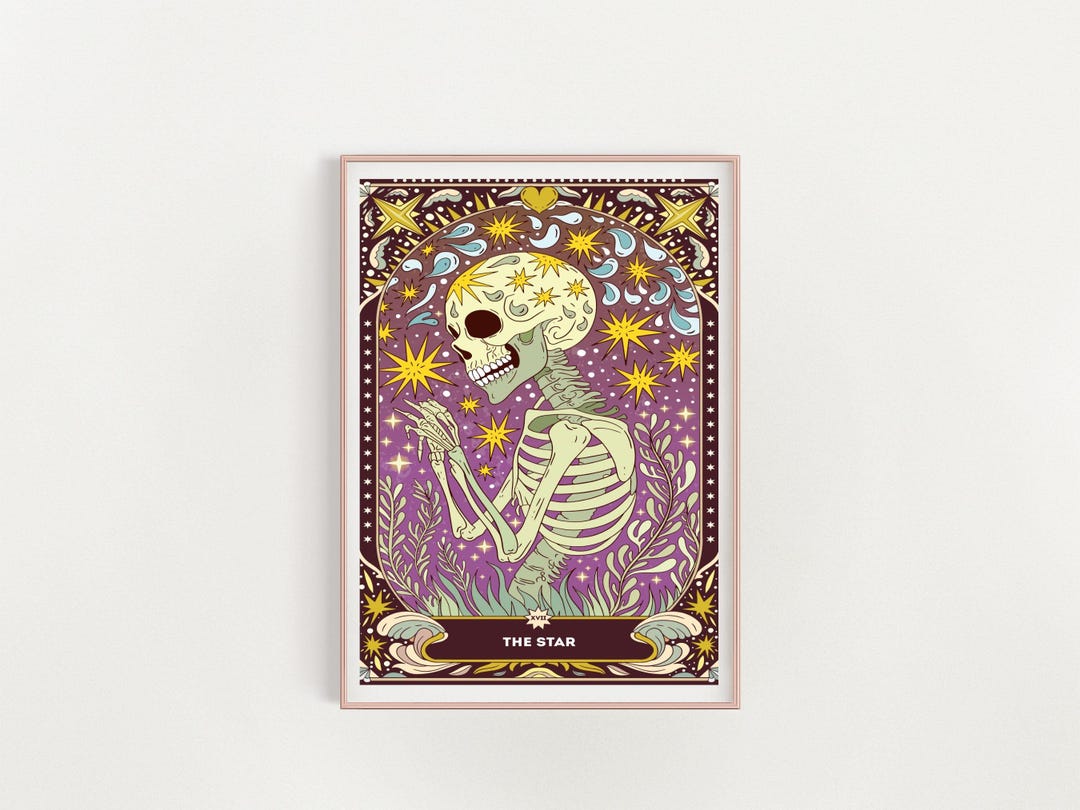 Printable Art, the Star Definition Print, Wall Art Prints, Tarot Card ...