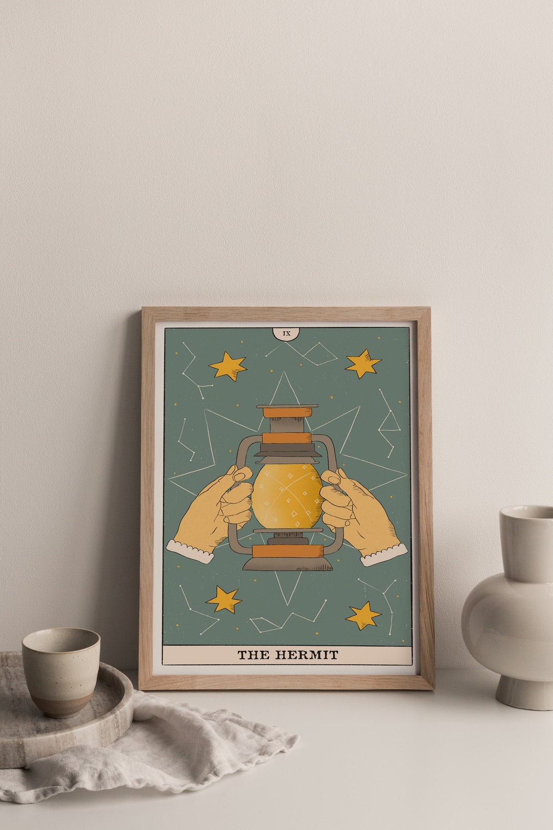 Printable Art, the Hermit Definition Print, Wall Art Prints, Tarot Card ...