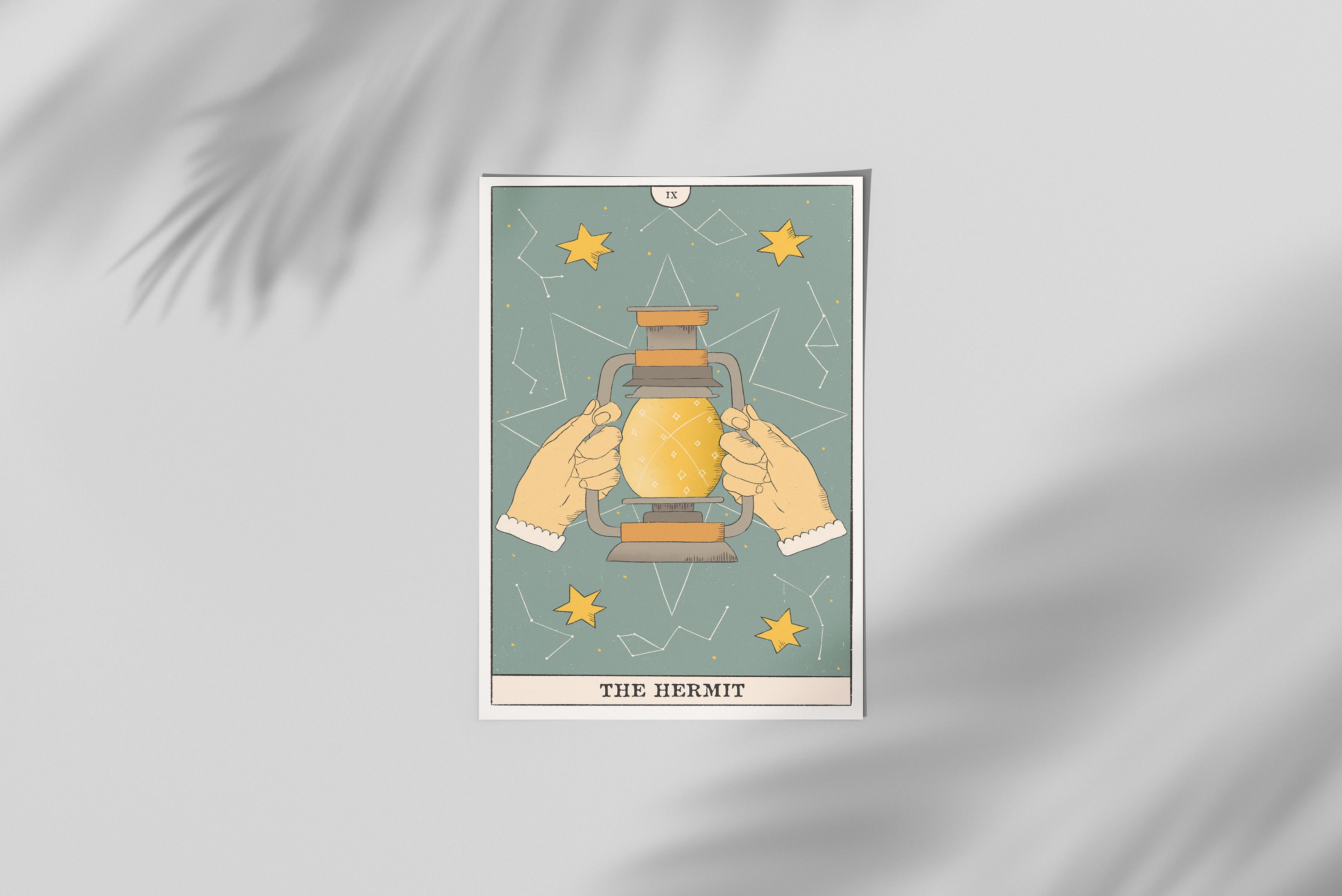 Printable Art, the Hermit Definition Print, Wall Art Prints, Tarot Card ...