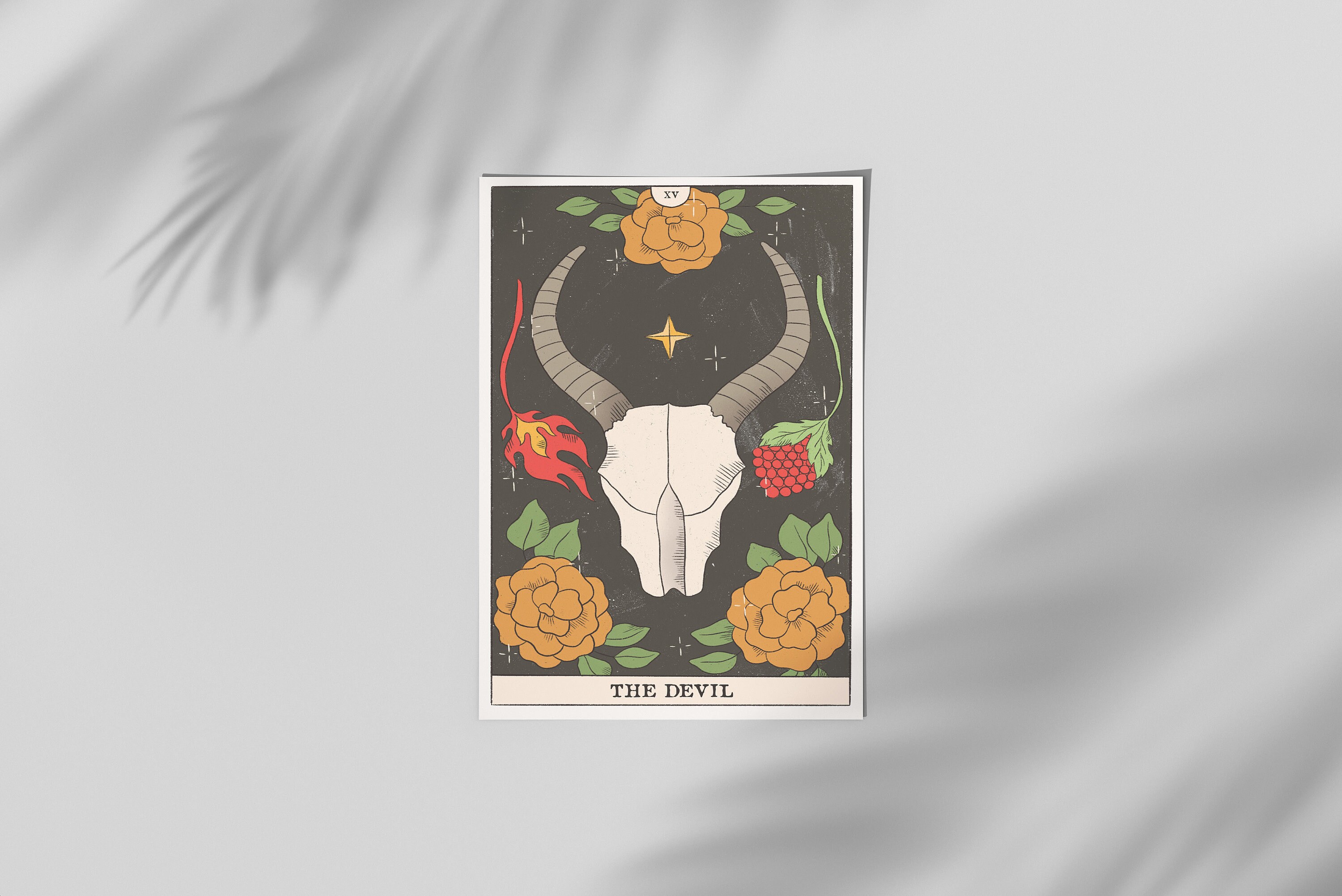 Printable Art, the Devil Definition Print, Wall Art Prints, Tarot Card ...