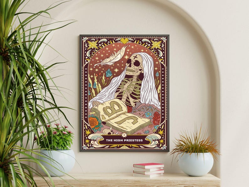 Printable Art, High Priestess Definition Print, Wall Art Prints, Tarot ...