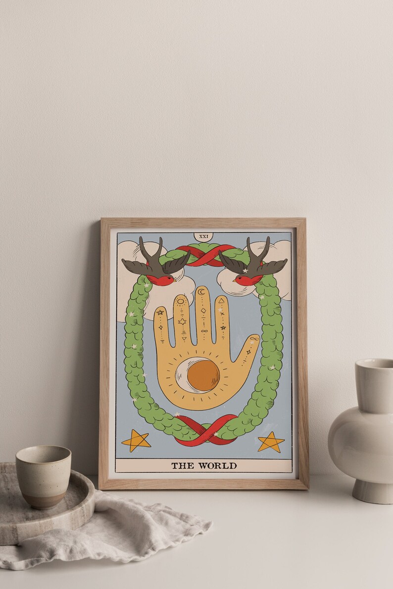 Printable Art, the World Definition Print, Wall Art Prints, Tarot Card ...