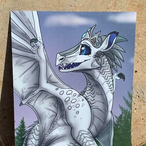 Wings of Fire - Princess Mink (5" X 7" Small Print) - Etsy