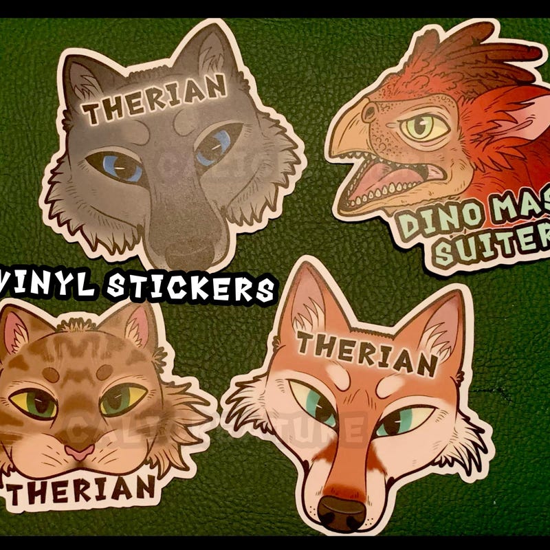 Therian Stickers - Etsy