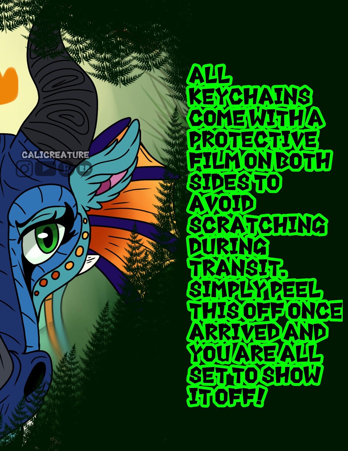 Magical Death Spit Glory Wings of Fire 2.5 Keychain - Etsy Canada