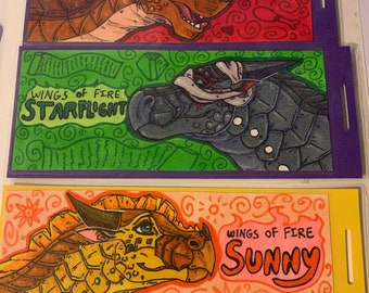 Wings of Fire Bookmarks - Etsy