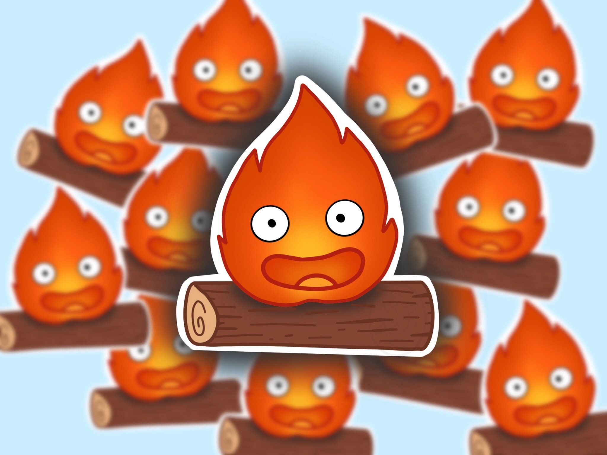 Howls Moving Castle Calcifer Wallpaper