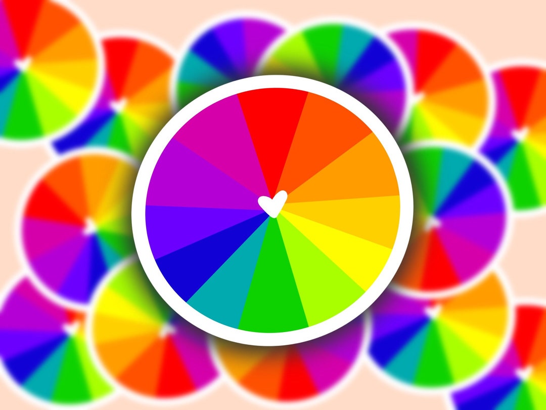 Color Wheel Sticker - Etsy