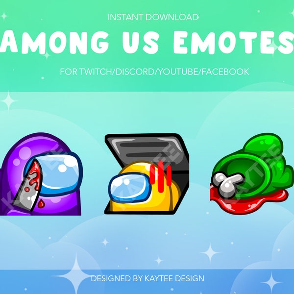 Among Us Emotes - Etsy