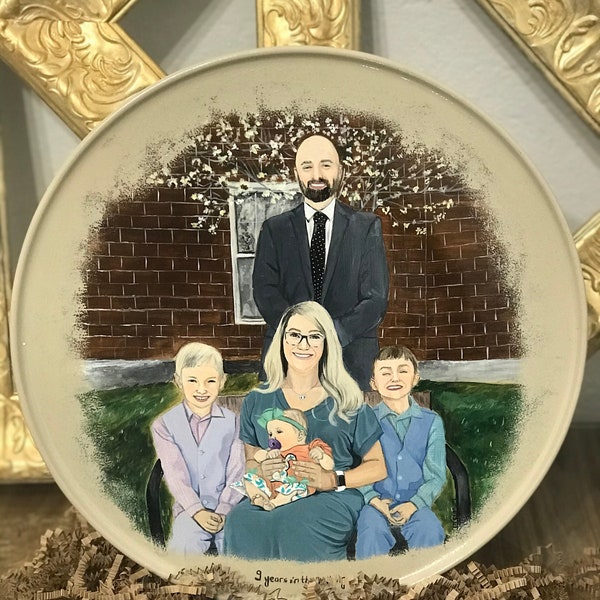 Porcelain Portrait Plates - Etsy