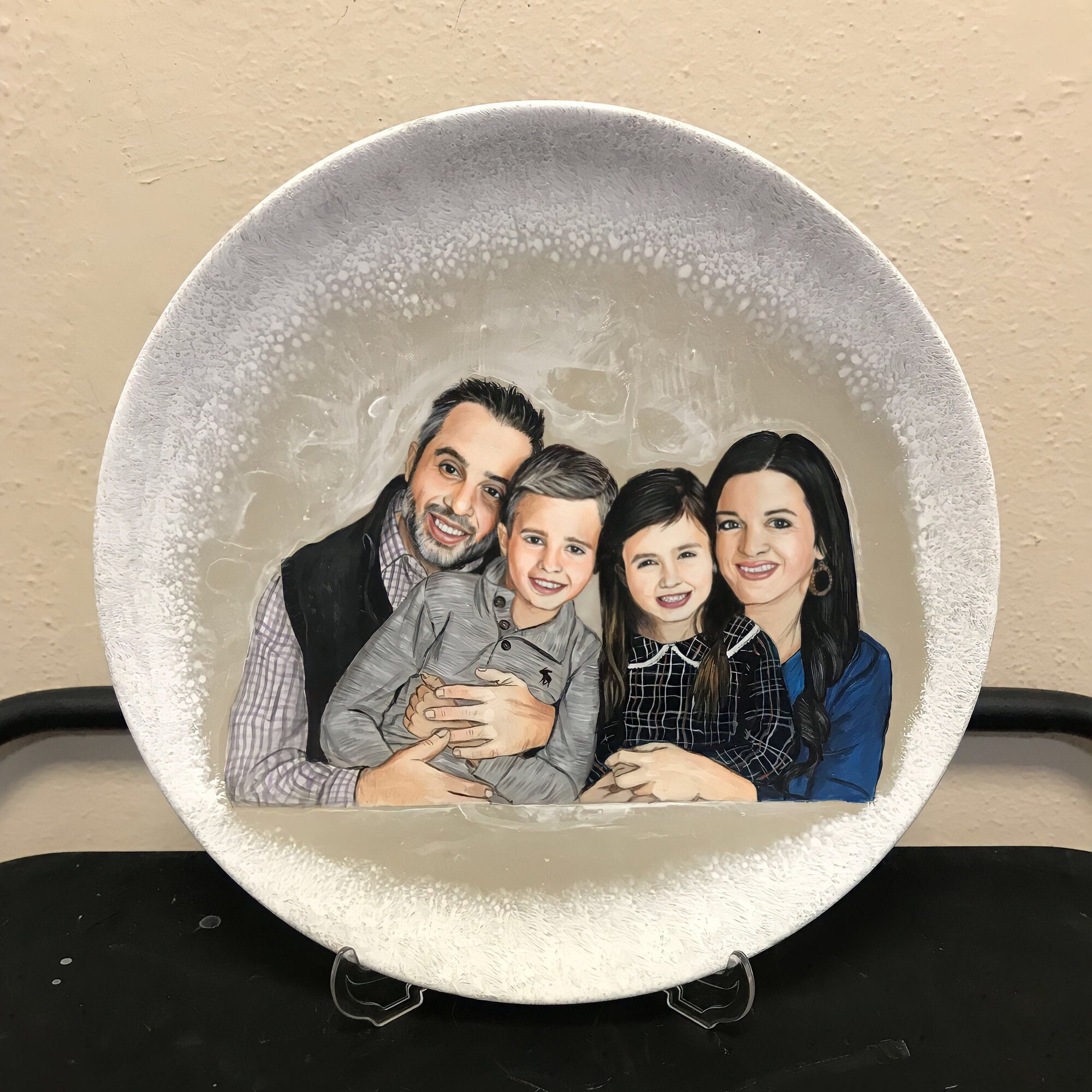 Custom Hand-painted Portraits on Ceramic Plates – A Unique and ...