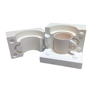 Customizable Coffee Mug Plaster Mold, Ceramic Mold, Mold Making ...