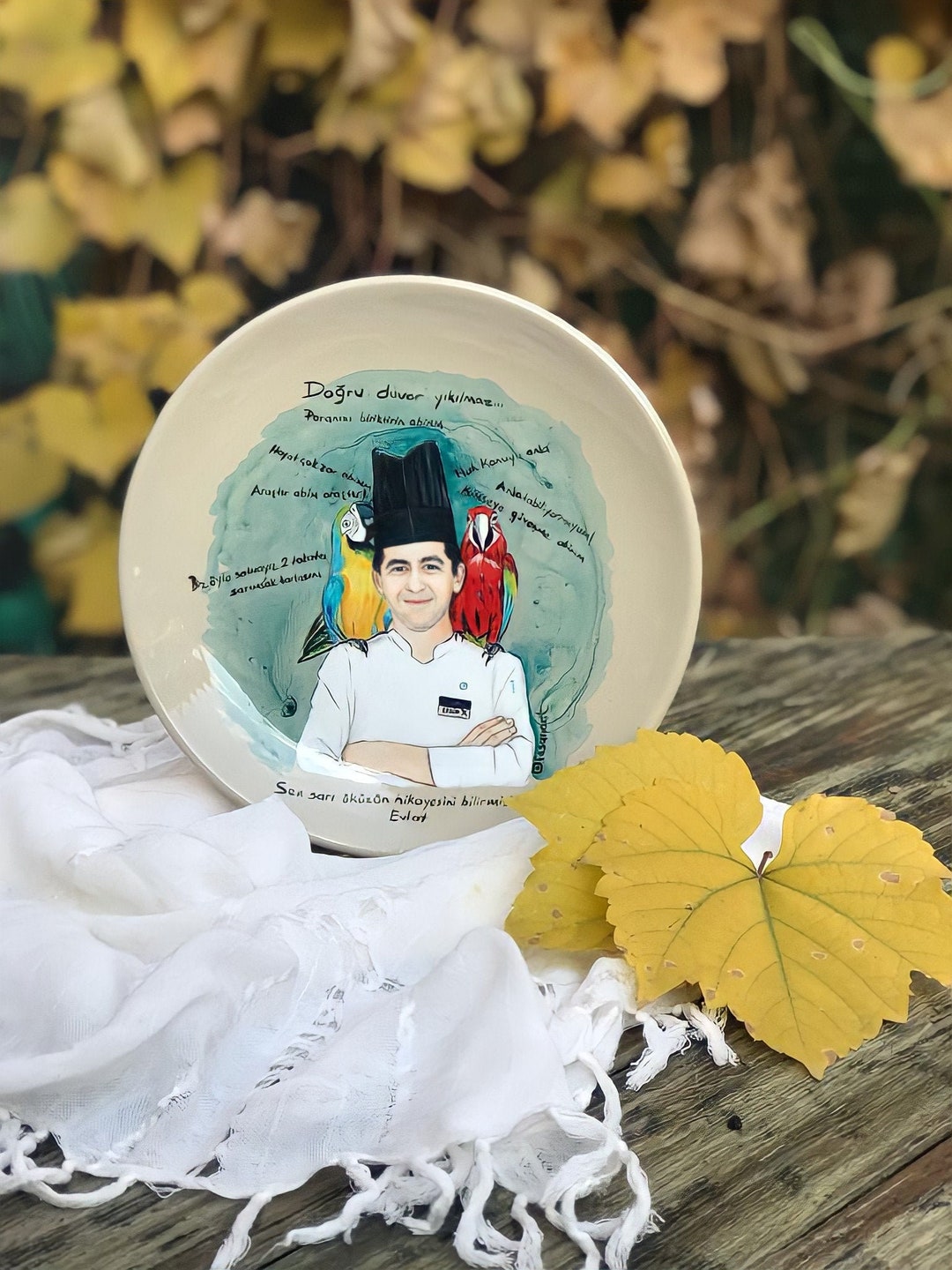 Portrait From Photo on Porcelain Plate | Wedding Gift ...