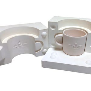 Customizable Coffee Mug Plaster Mold, Ceramic Mold, Mold Making ...