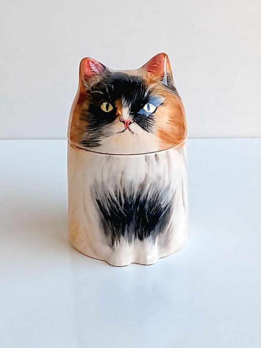 Personalized Calico Cat Memorial Urn | Handcrafted Ceramic Pet Ashes ...