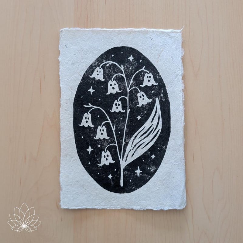 Lokta Paper Linoprinting - Etsy