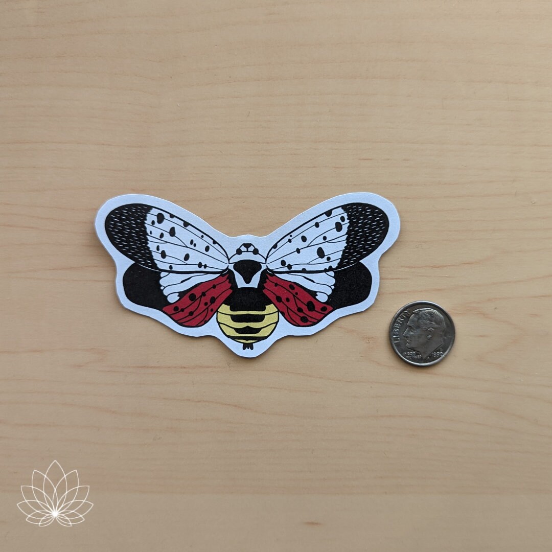 Spotted Lanternfly Sticker Bug Sticker, Insect Sticker, Nature Sticker ...