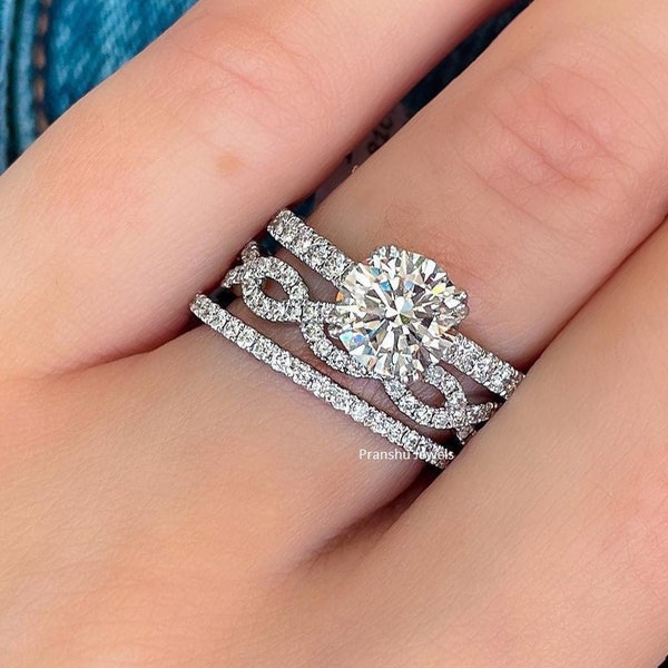 Infinity Ring Set - Etsy