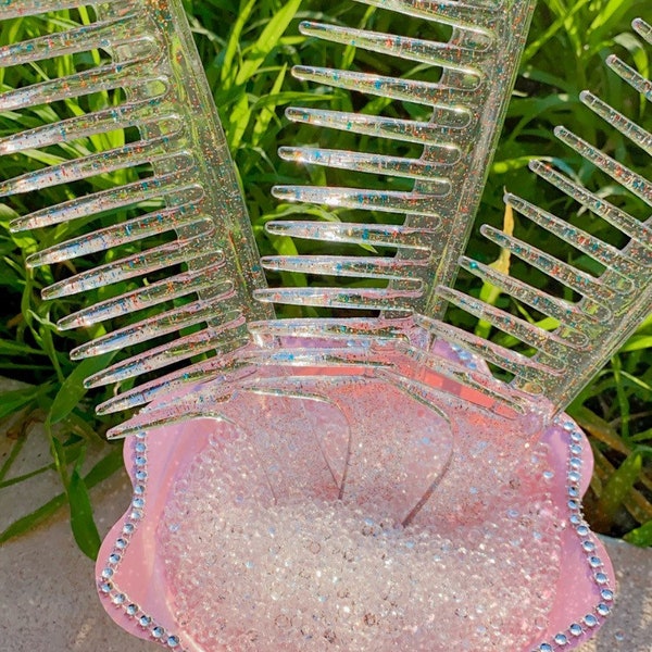 Sparkle Hair Comb - Etsy