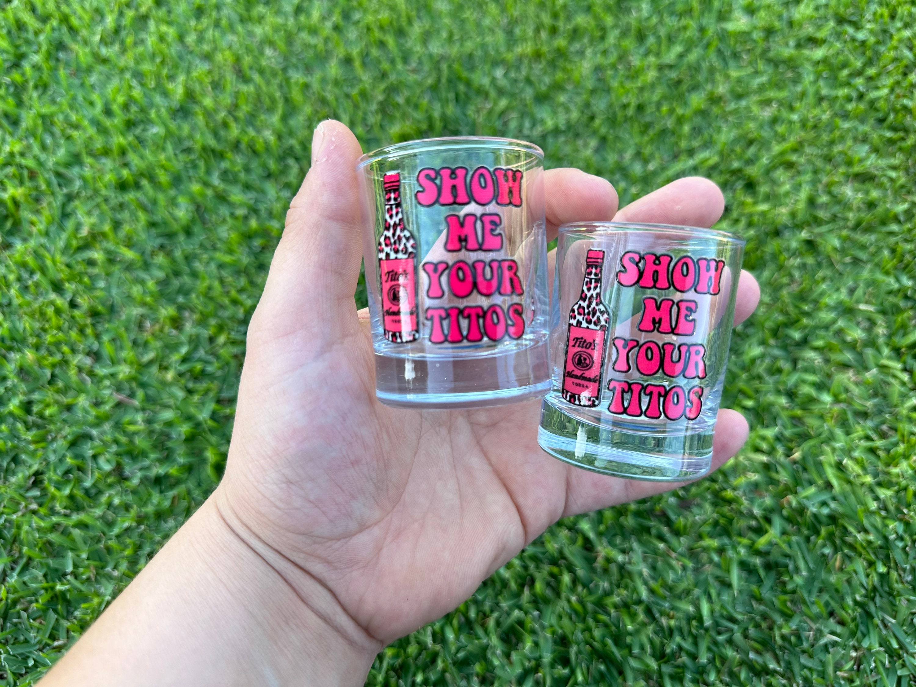 Shot Glasses Uv Dtf Funny Sayings Shot Glasses Etsy