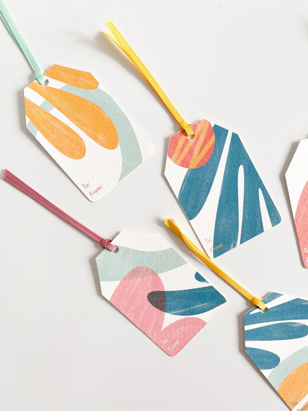 Patterned Gift Tags / Gift Tag / Colorful Gift Tags / Unique Gift Tags ...