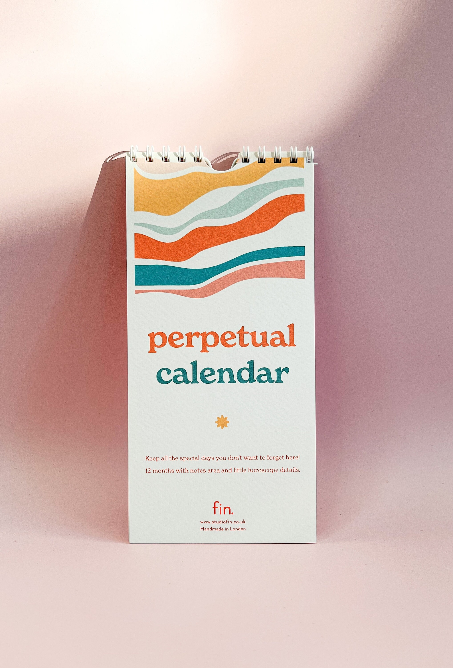Patterned Perpetual Calendar / Special Day Calendar With - Etsy