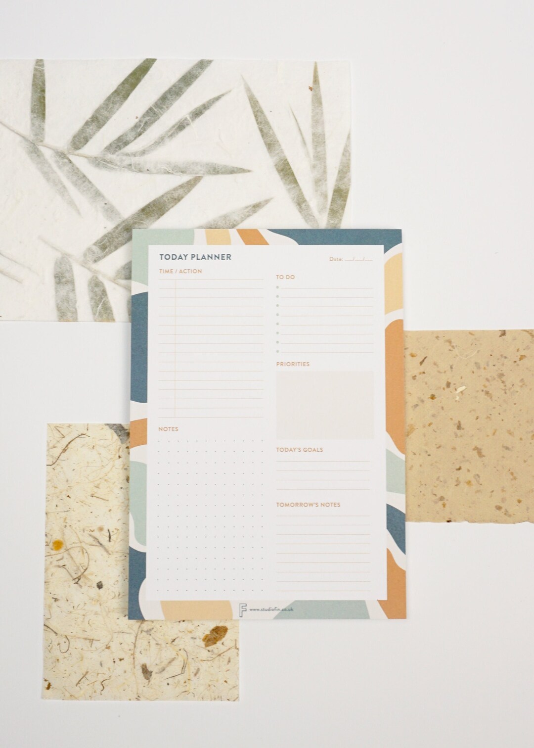 Daily Planner Pad / A5 / Undated Planner / North - Etsy