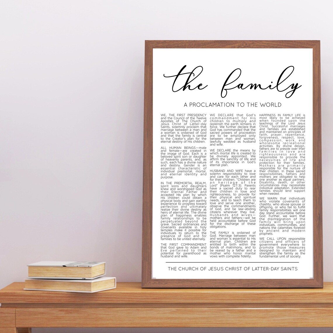 The Family A Proclamation to the World Digital Download, LDS Quotes ...