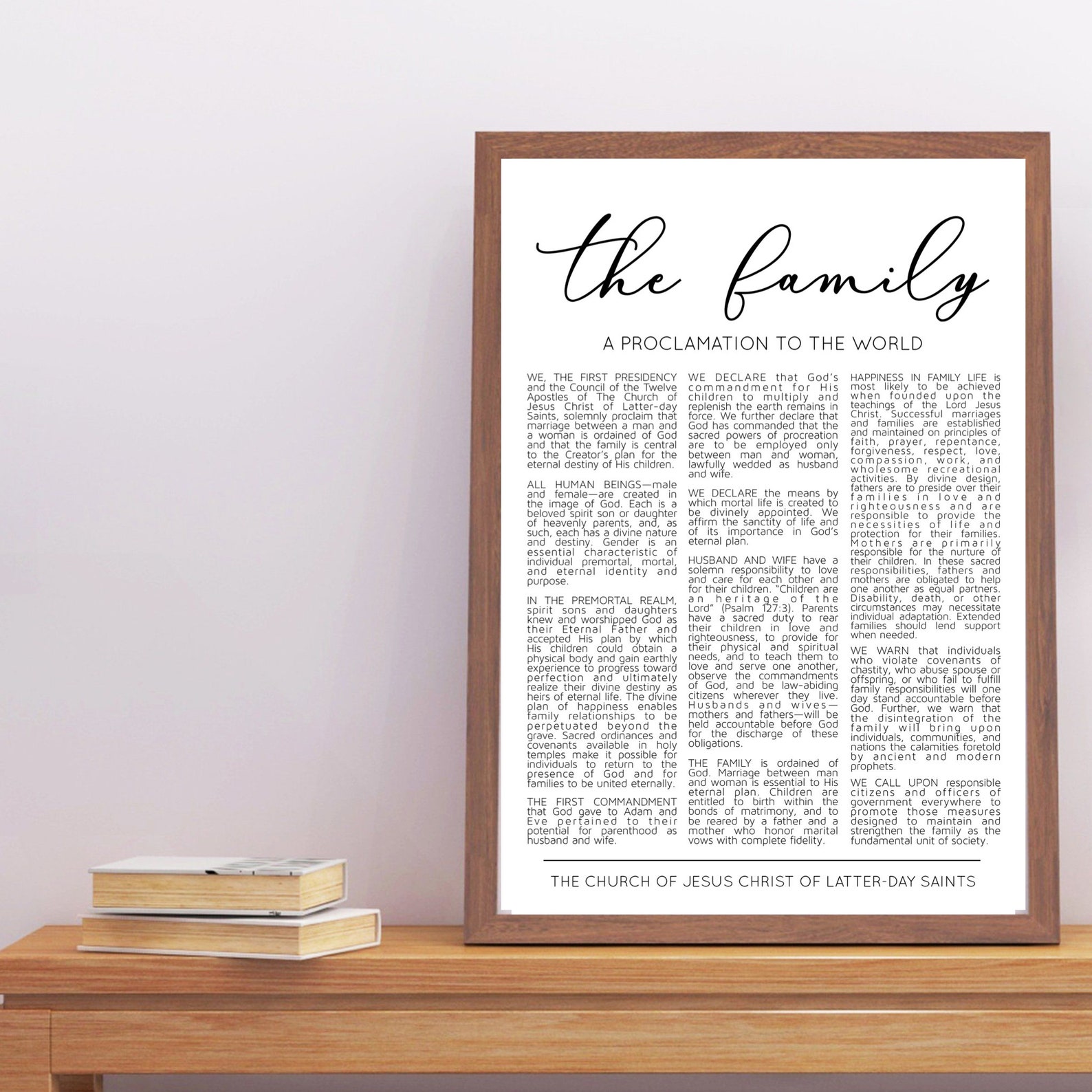 The Family A Proclamation to the World Digital Download, LDS Quotes ...