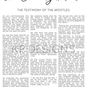 The Living Christ Digital Download The Testimony of the | Etsy