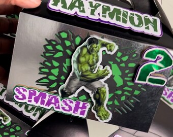 Hulk Party Boxes - Etsy